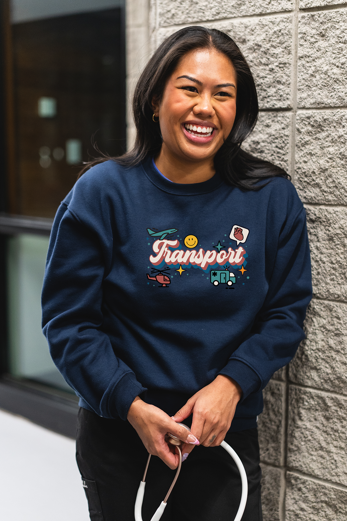 Pocketed Crew Sweatshirt – Lubdub Apparel Pocketed Crew Sweatshirt – Lubdub Apparel